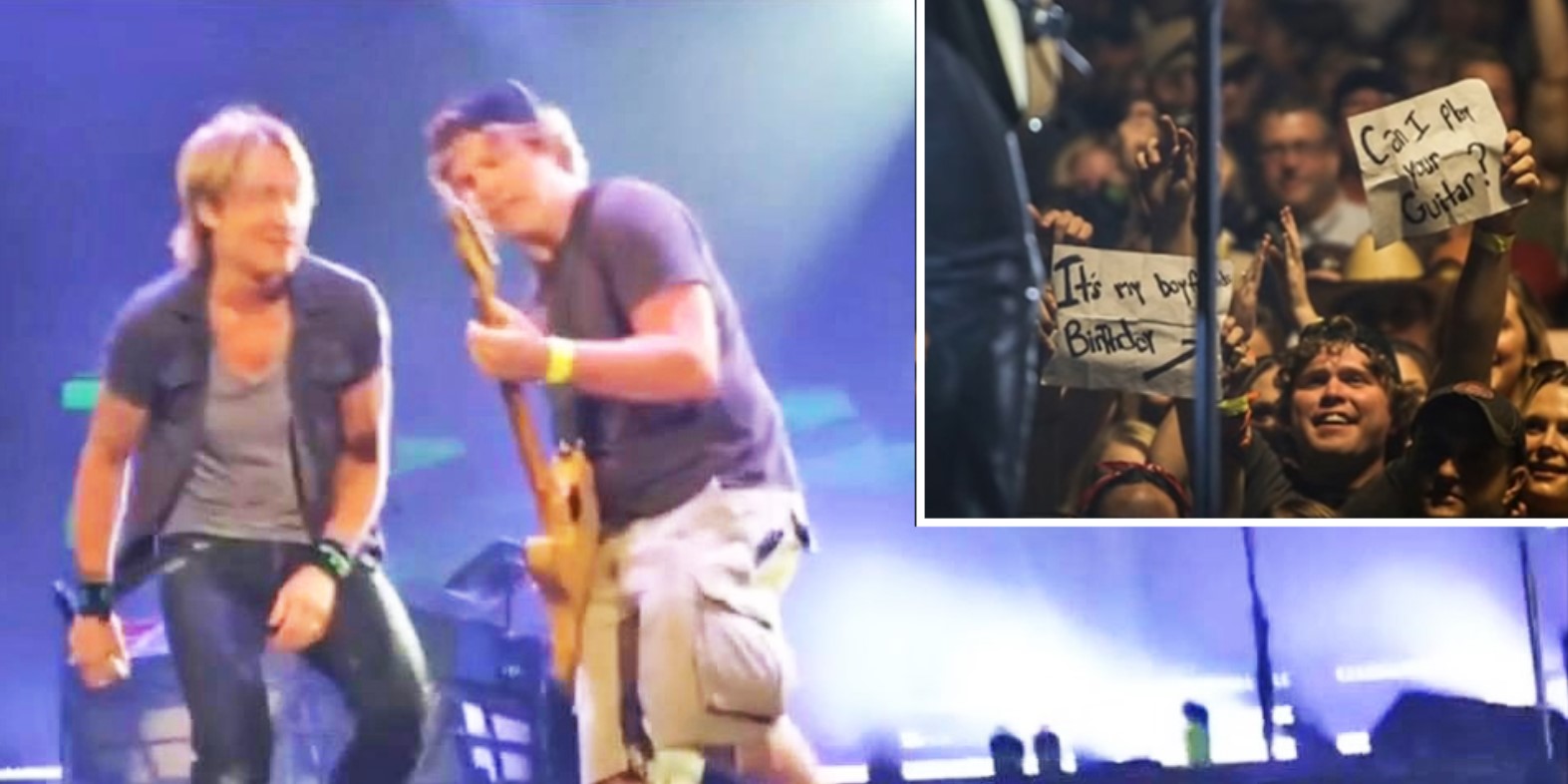 Fan Takes Center Stage with Keith Urban for Unforgettable Guitar Solo